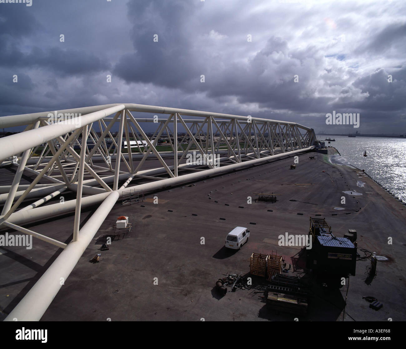 Tidal surge protection structure near Rotterdam Stock Photo - Alamy