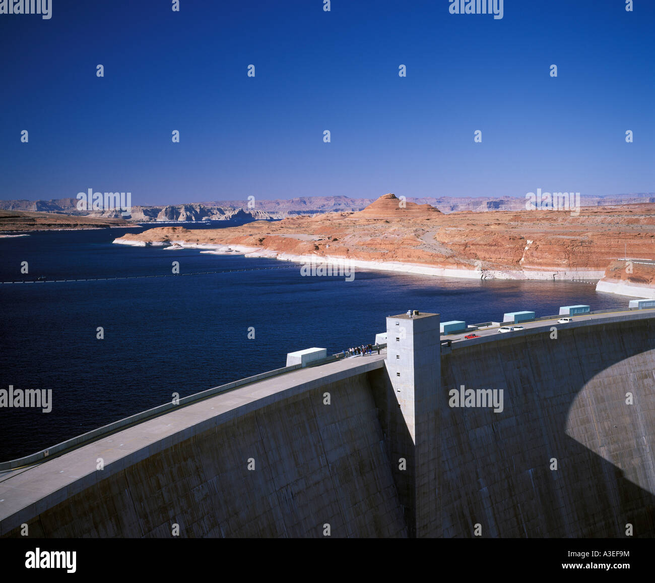 Glen Canyon Dam, Lake Powell, Arizona, USA Stock Photo - Alamy