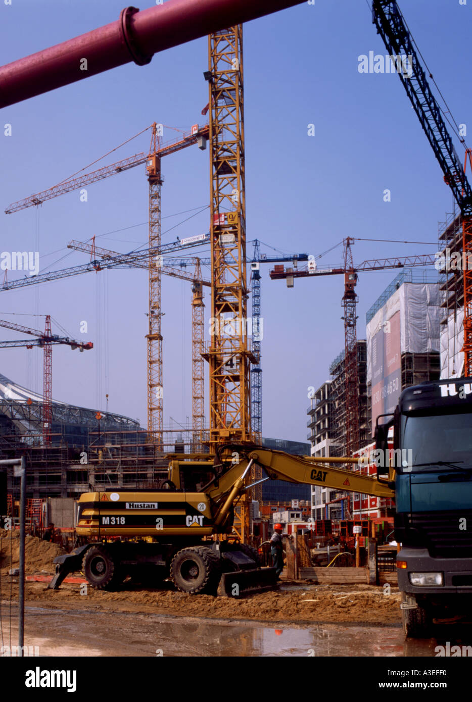 Germany Berlin Construction Stock Photo - Alamy