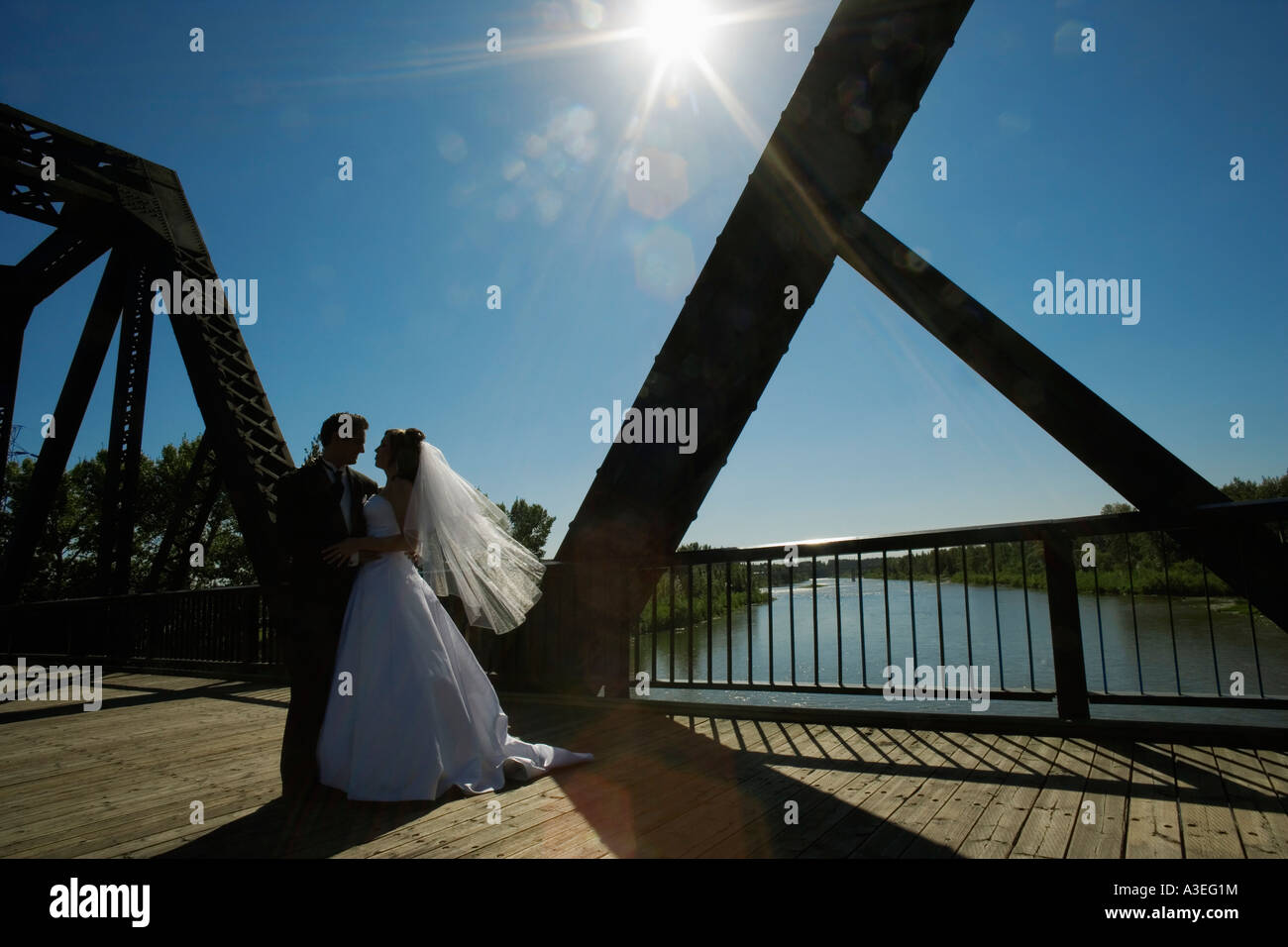 Bride and groom Stock Photo - Alamy