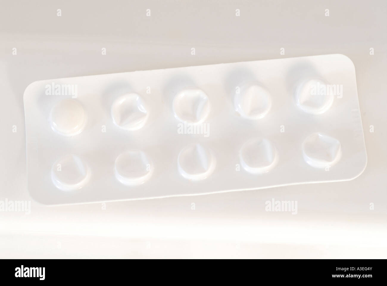 Tablets in the packing Stock Photo - Alamy