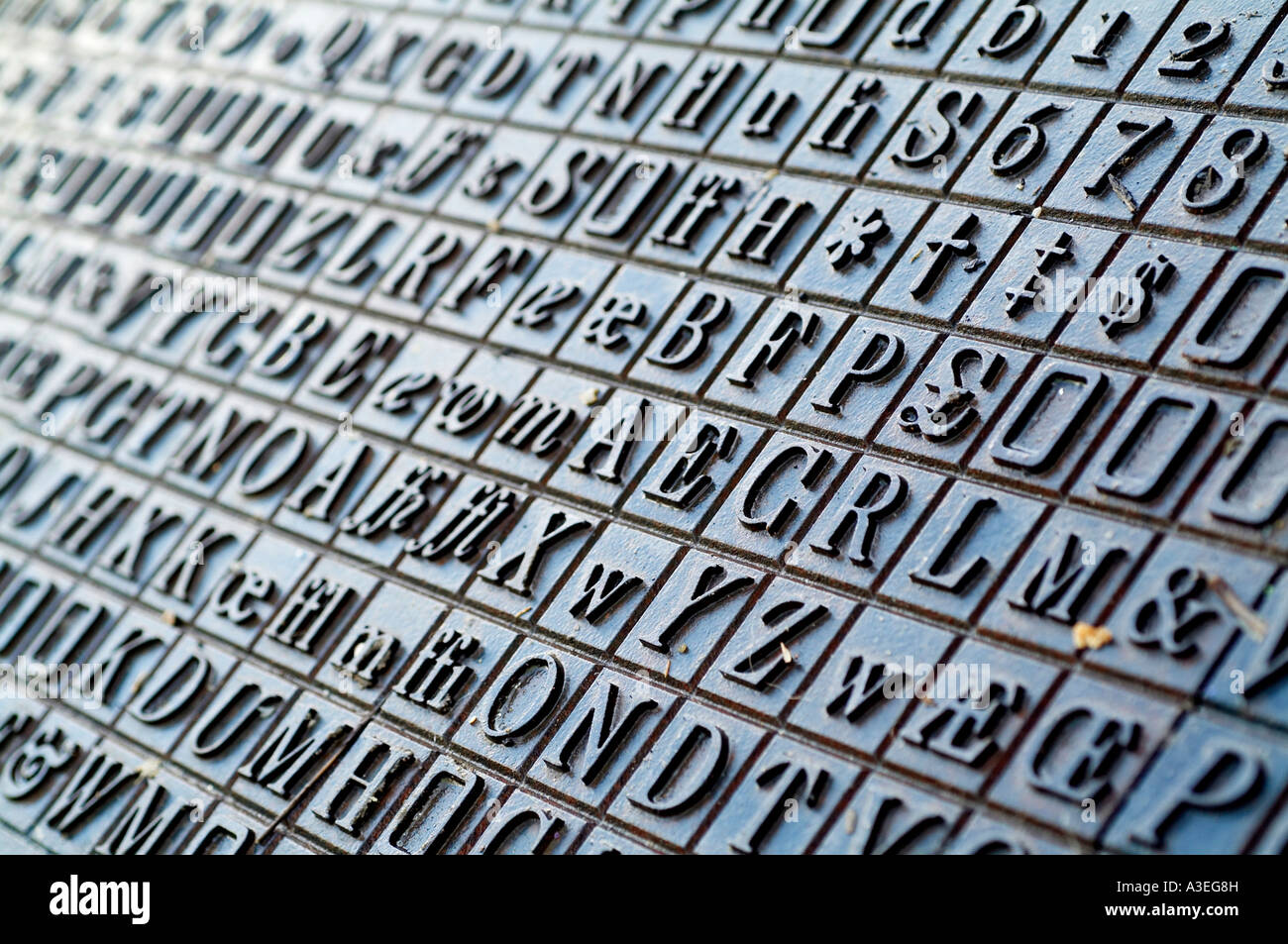 Types of Letters Stock Photo - Alamy