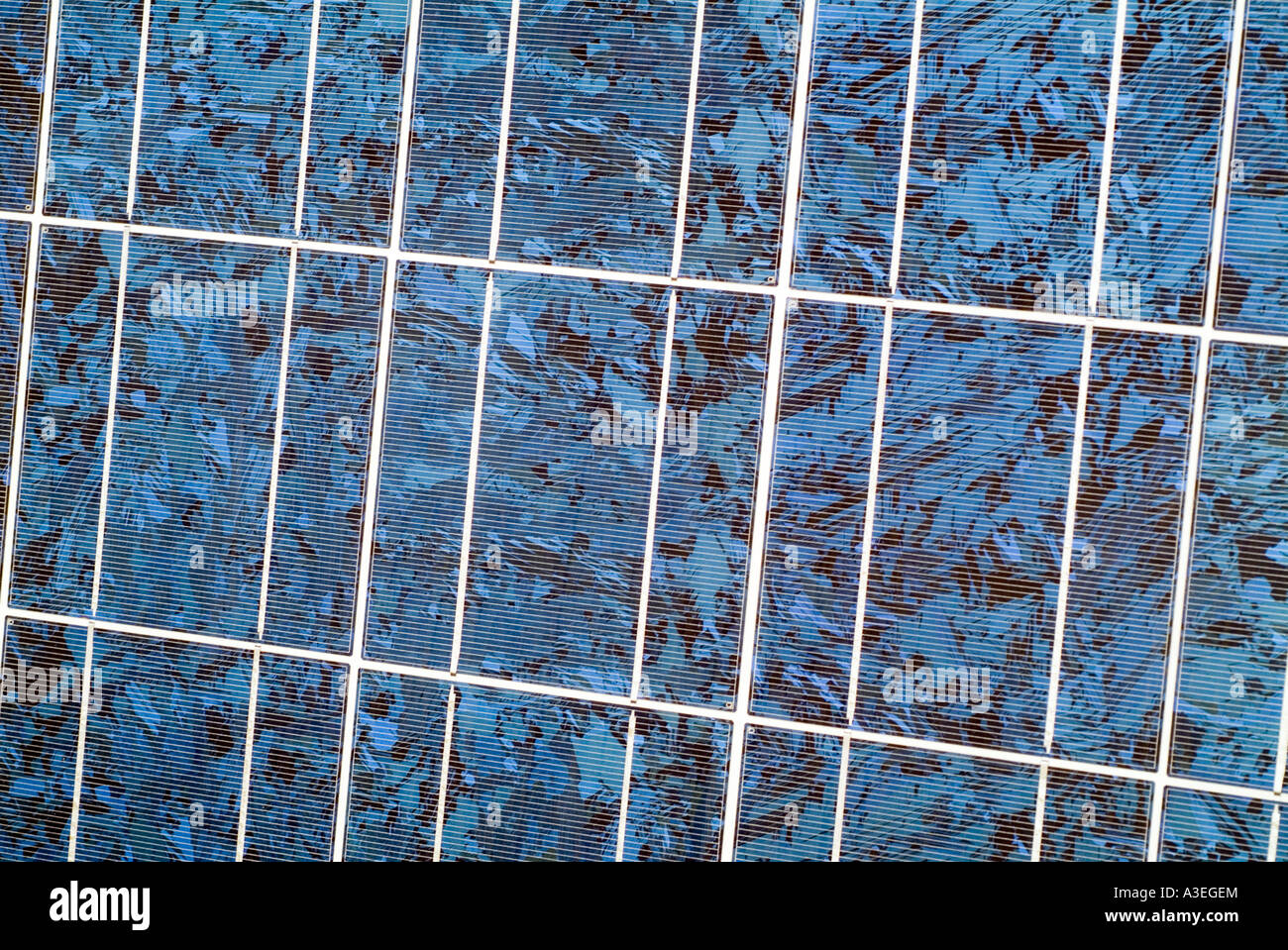 Detail of a solar cell, polycrystalline Stock Photo - Alamy