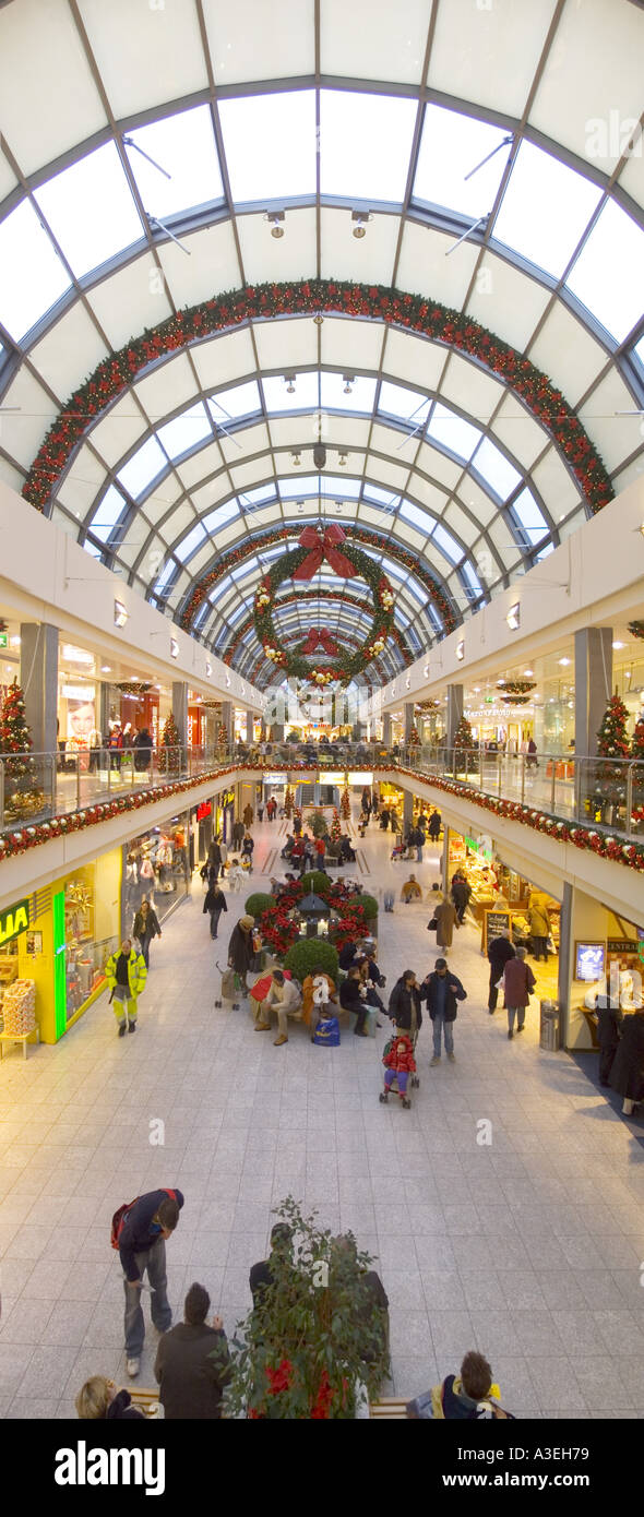 Department Store shopping mall arcade in German city Europe Stock Photo ...