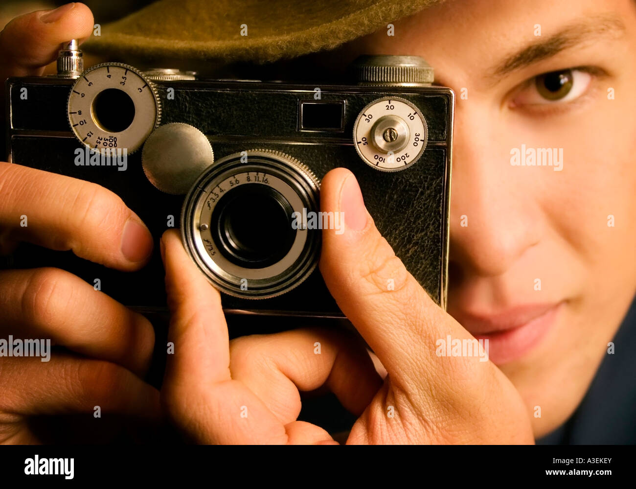 Man taking a picture Stock Photo - Alamy