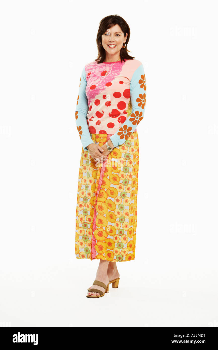 Portrait happy mature latin Cut Out Stock Images & Pictures - Alamy