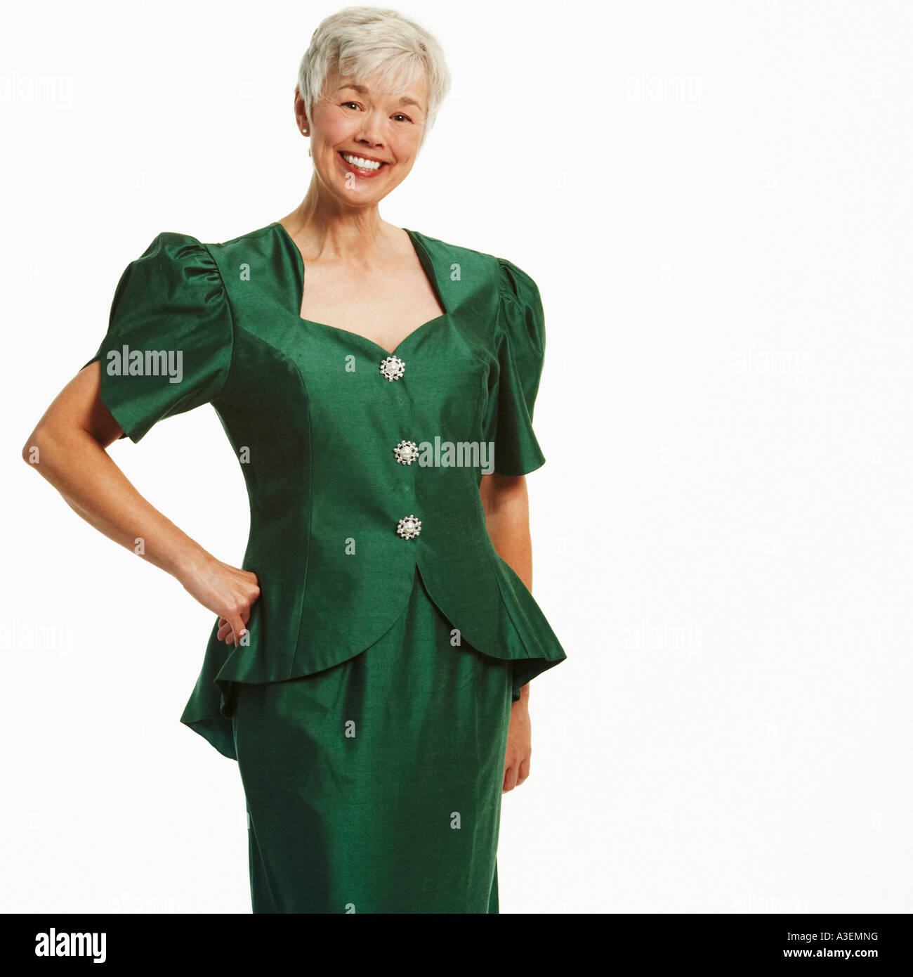 Portrait of a senior woman standing Stock Photo - Alamy