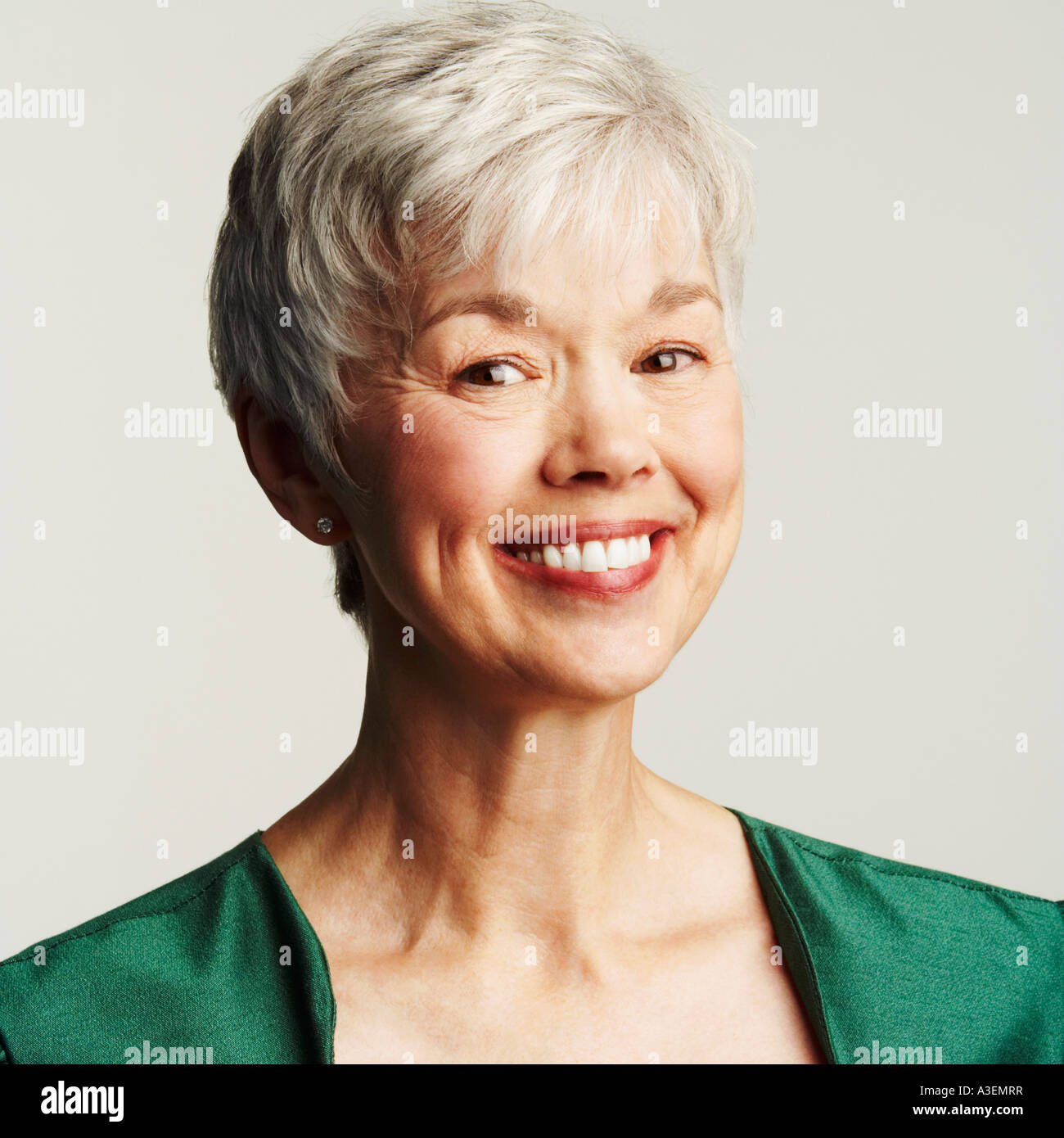 One caucasian old portrait Cut Out Stock Images & Pictures - Alamy