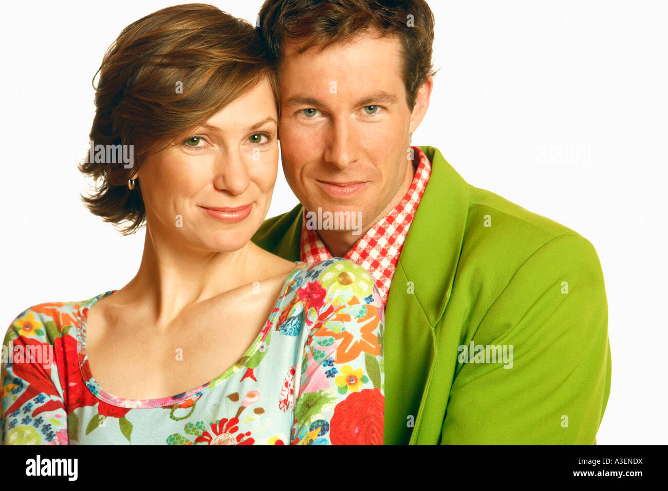 Portrait of a mid adult couple Stock Photo - Alamy