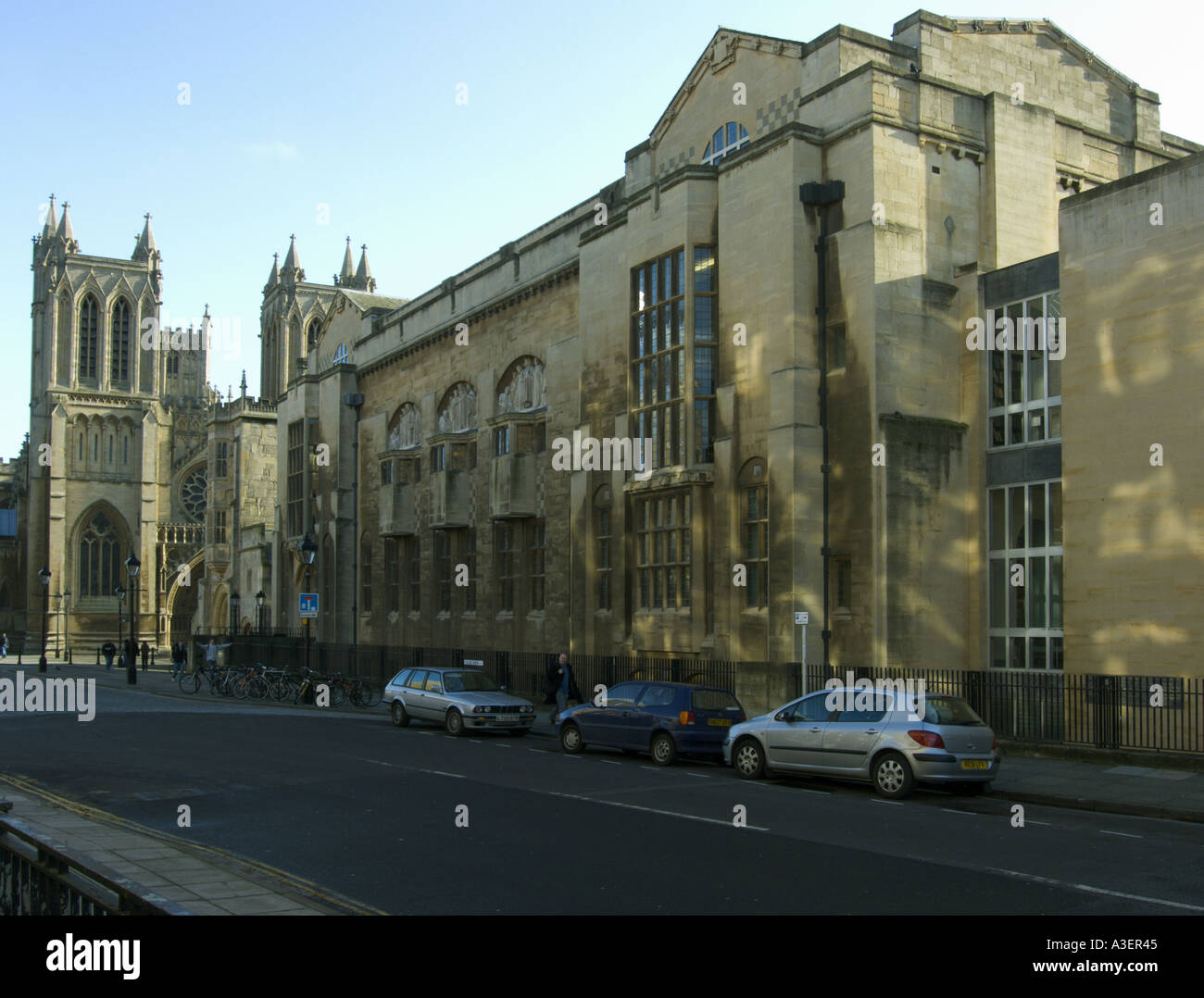 Library of the cathedral hi-res stock photography and images - Alamy