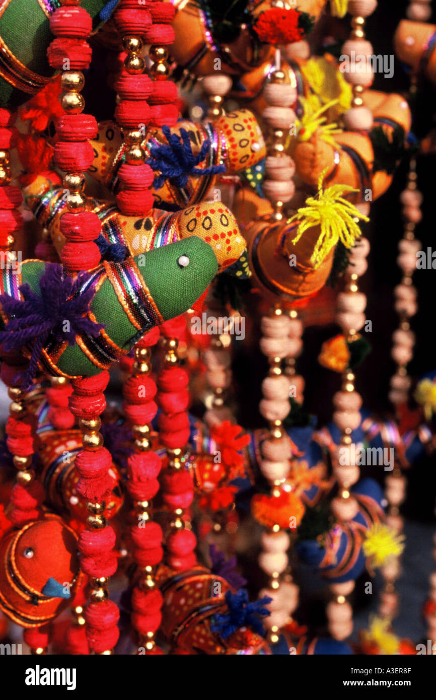 Chicken decorations Dili Haat market Delhi Stock Photo - Alamy