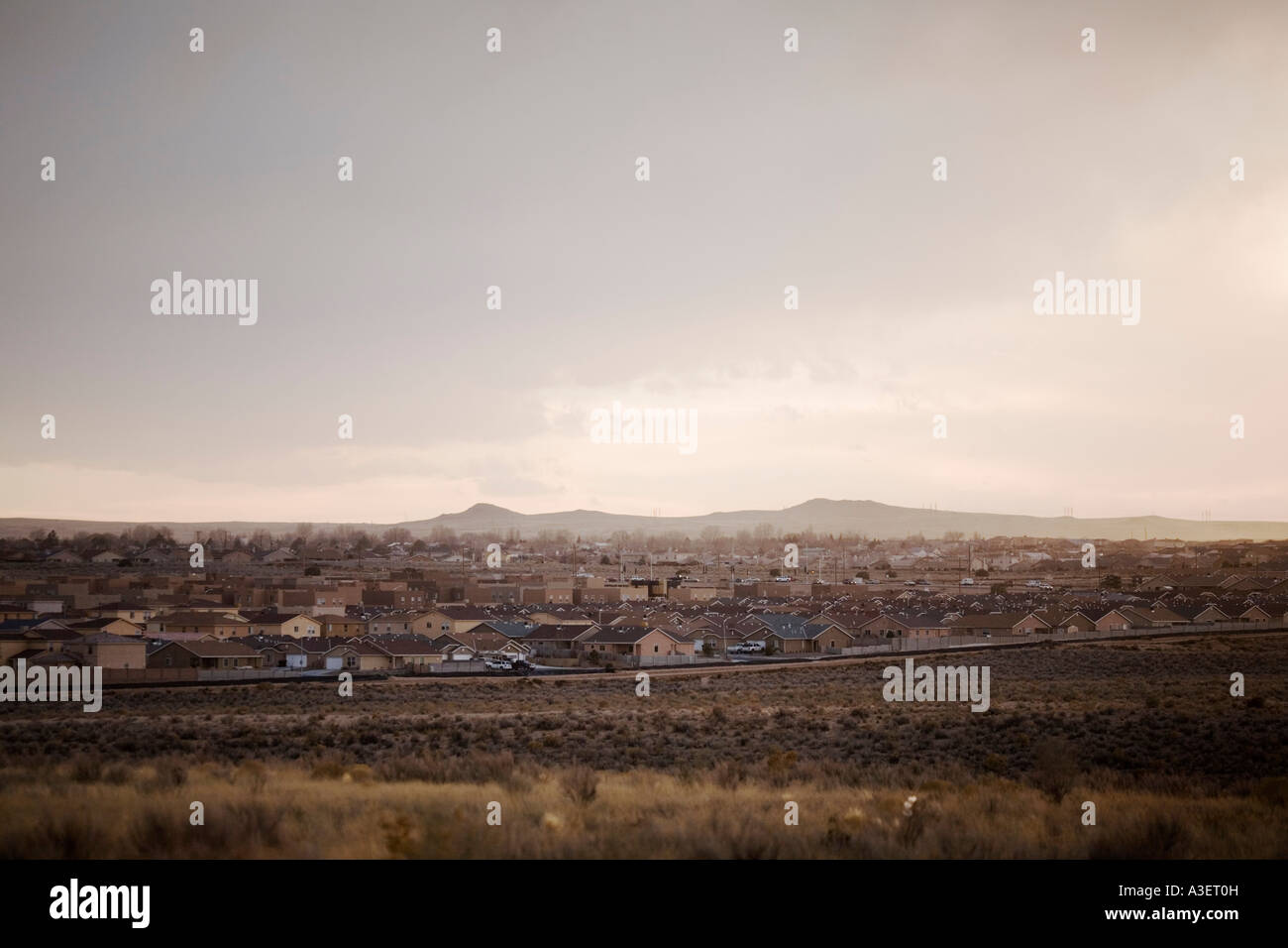 Housing development in New Mexico Stock Photo - Alamy