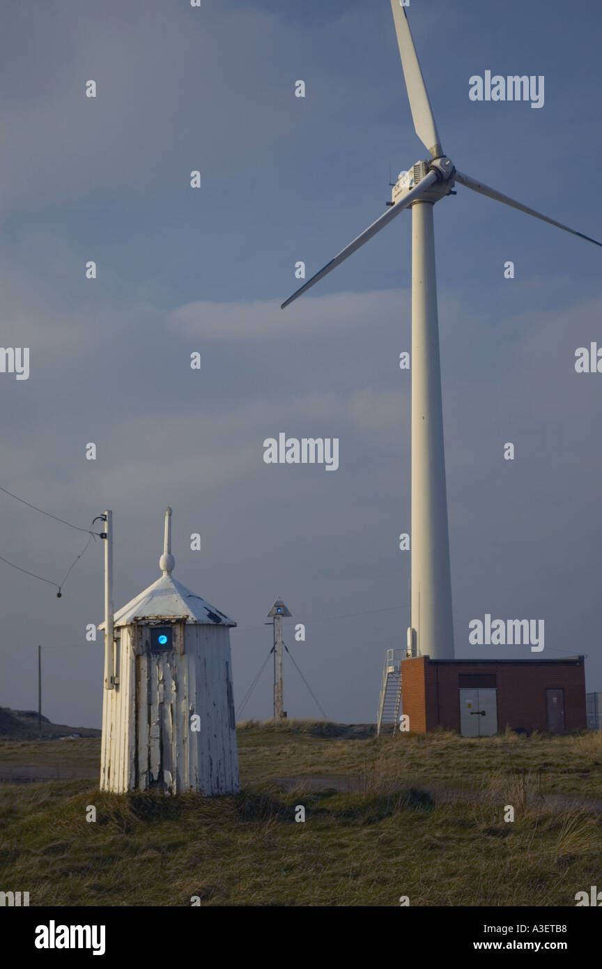 Wind farm in Blyth Northumberland Stock Photo - Alamy