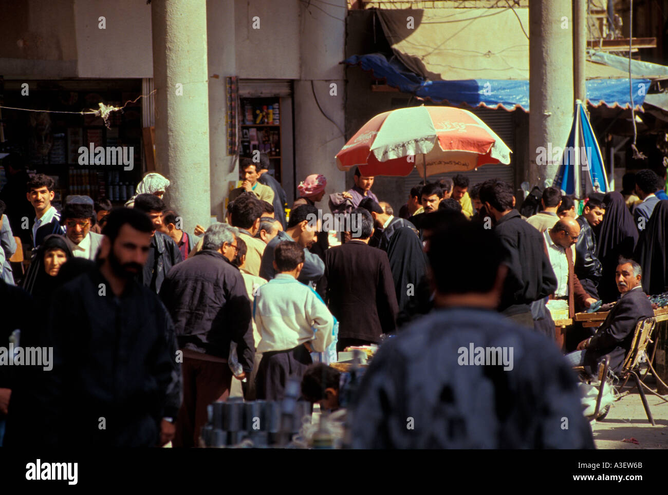 A shopping street in Baghdad Iraq Stock Photo - Alamy