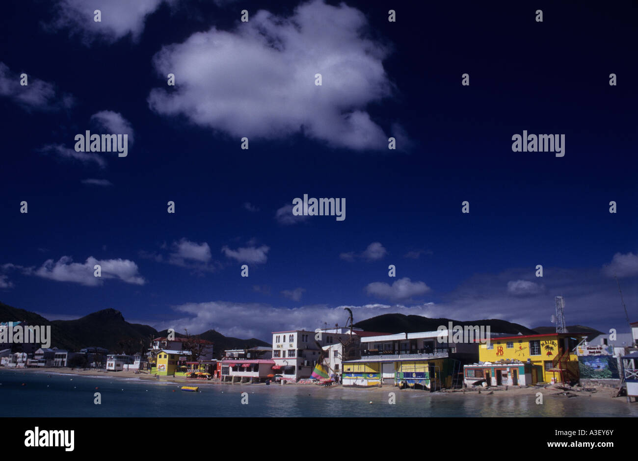 Approaching Philipsburg St Maarten capital of the Dutch half of the ...