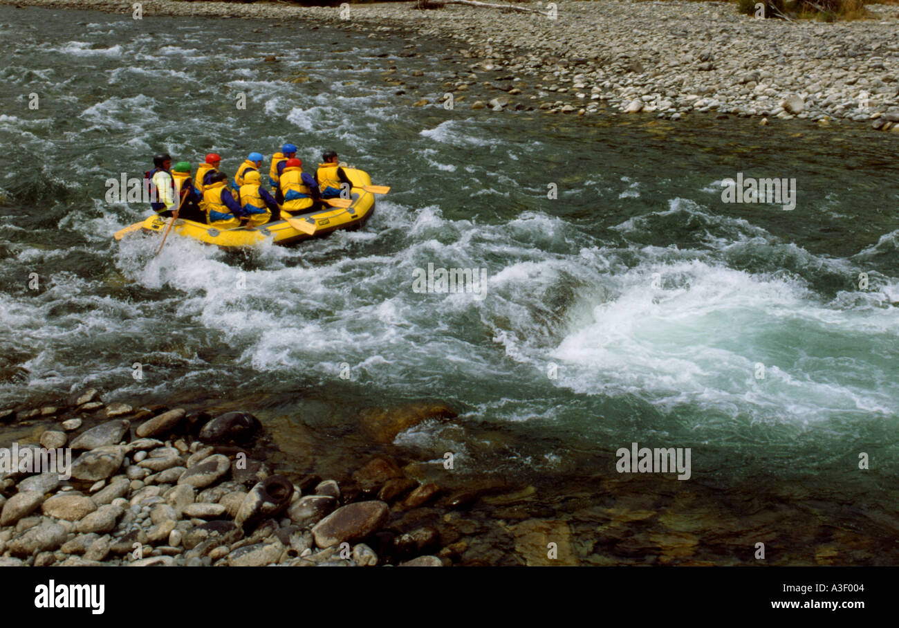 New Zealand Rafting on Buller river Stock Photo - Alamy
