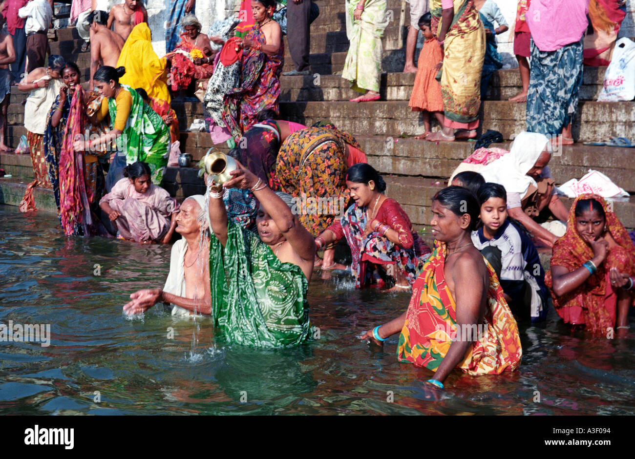 Women Bathing In Ganges
