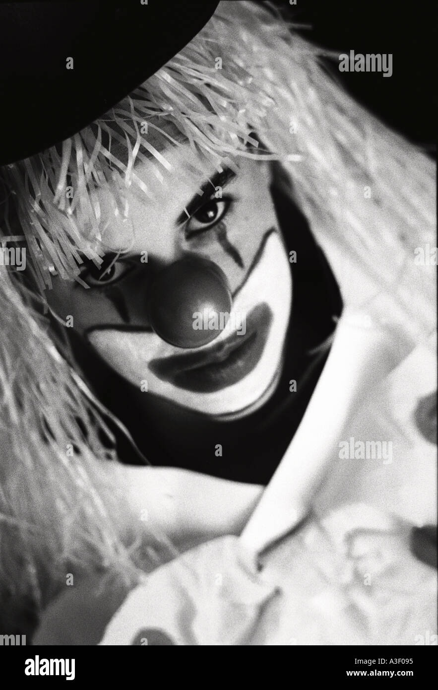 clown black and white Stock Photo - Alamy