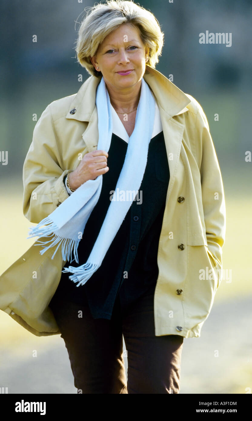 MR MATURE WOMAN STROLLING Stock Photo - Alamy