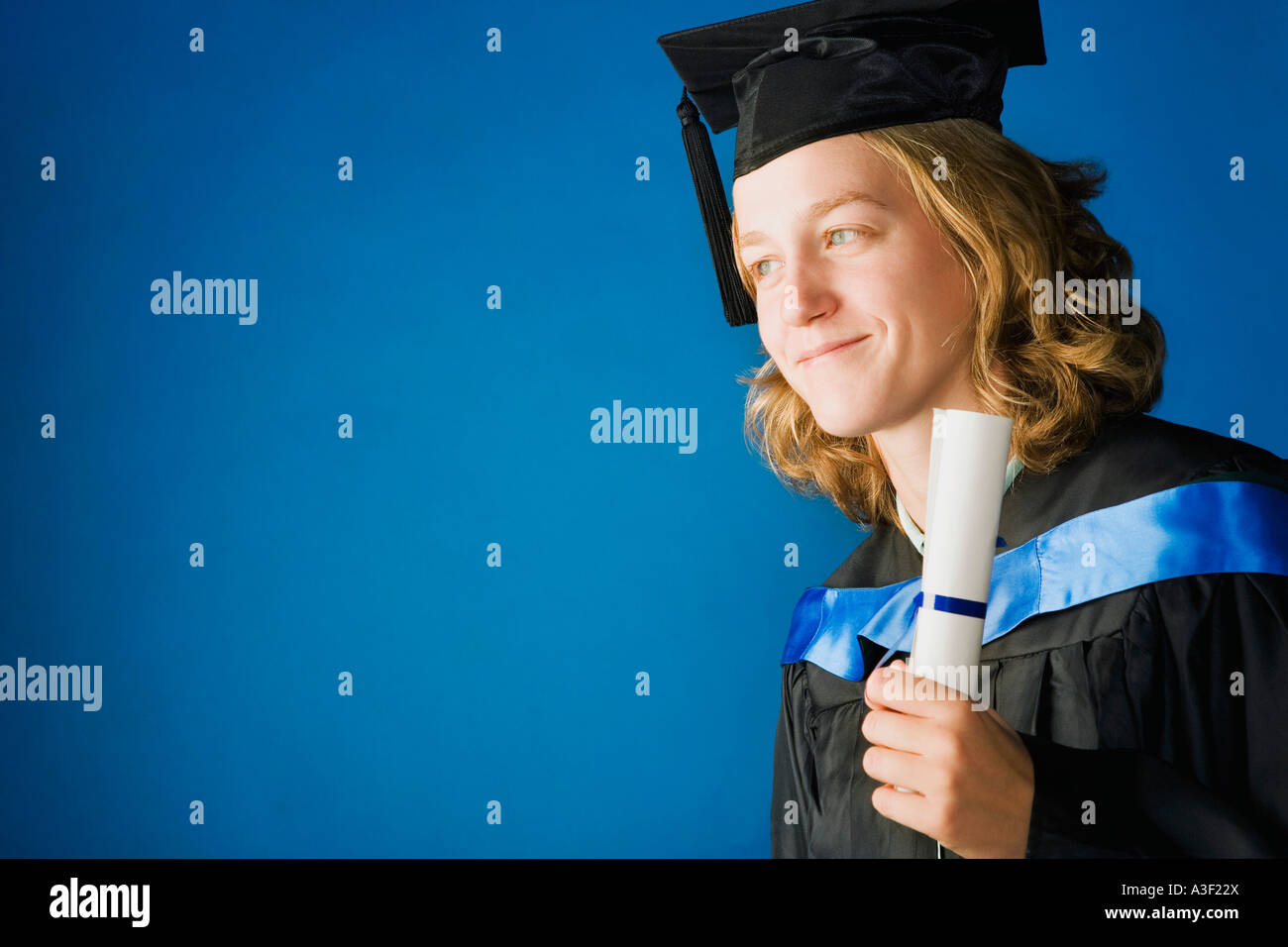 Young woman graduating Stock Photo - Alamy