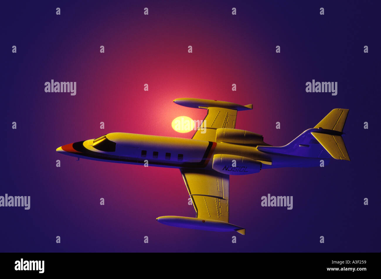 Learjet airplane hi-res stock photography and images - Alamy