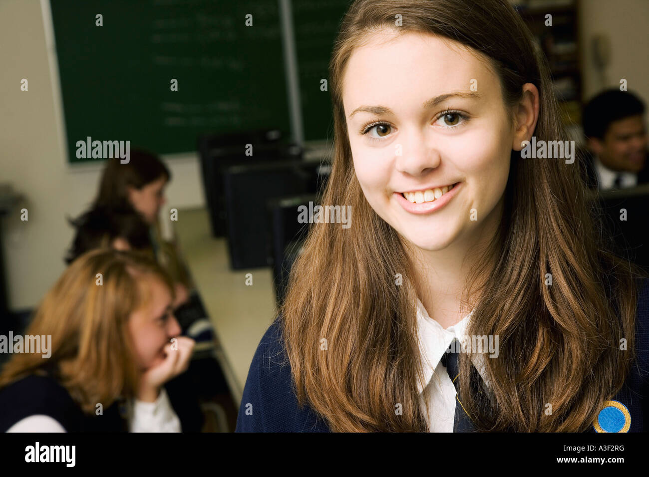 Private school student Stock Photo - Alamy