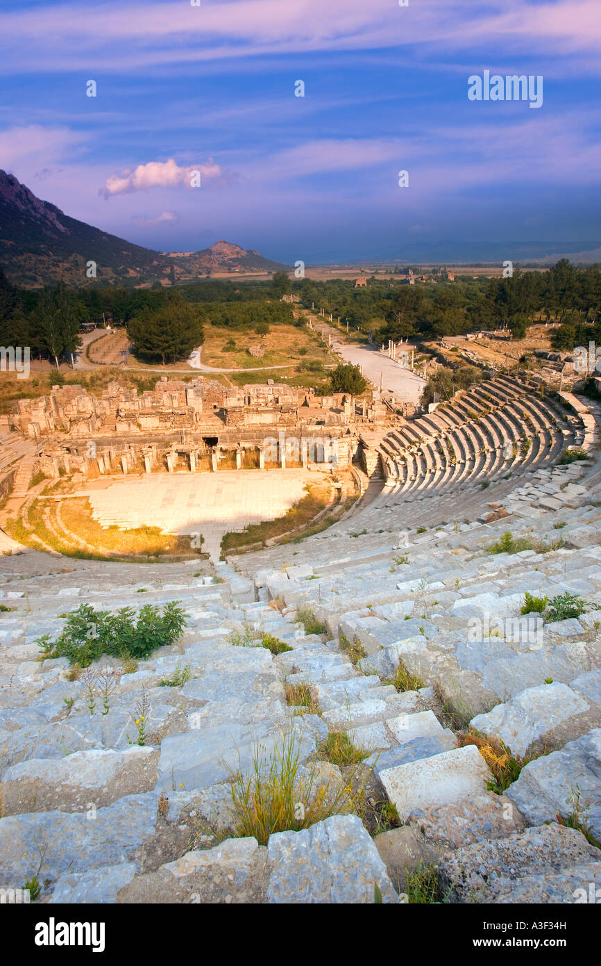 Ancient theater of Ephesus in Turkey Stock Photo - Alamy