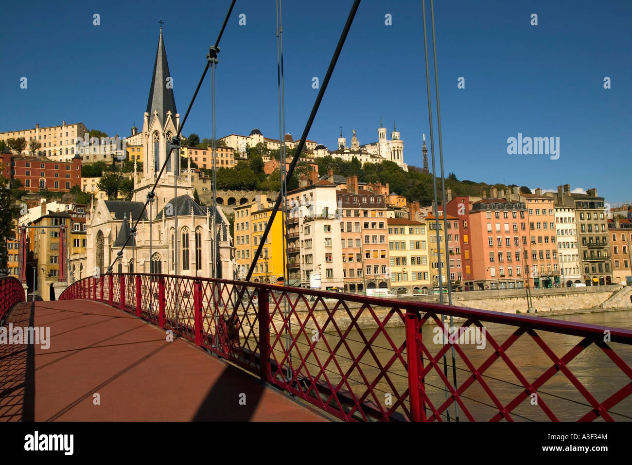 Lyon in France Stock Photo - Alamy