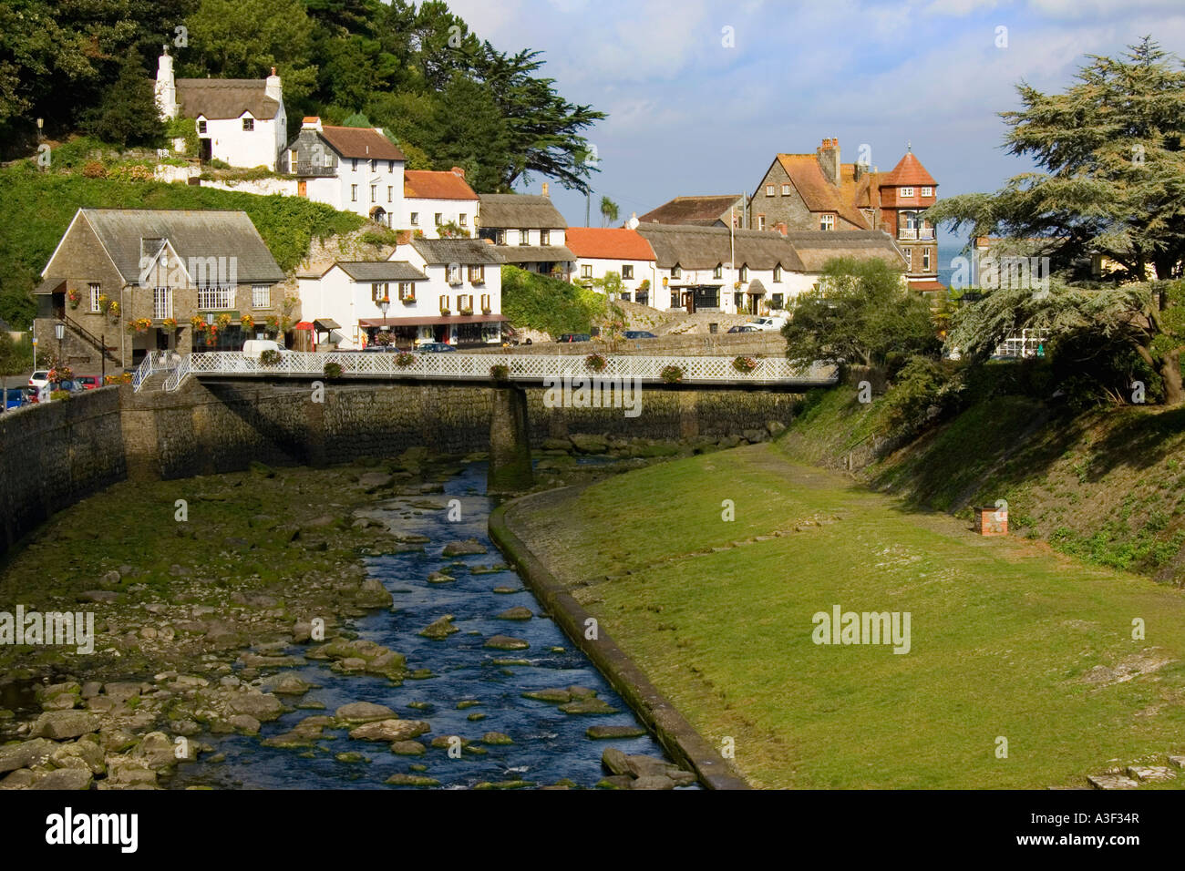Lynton in England Stock Photo - Alamy