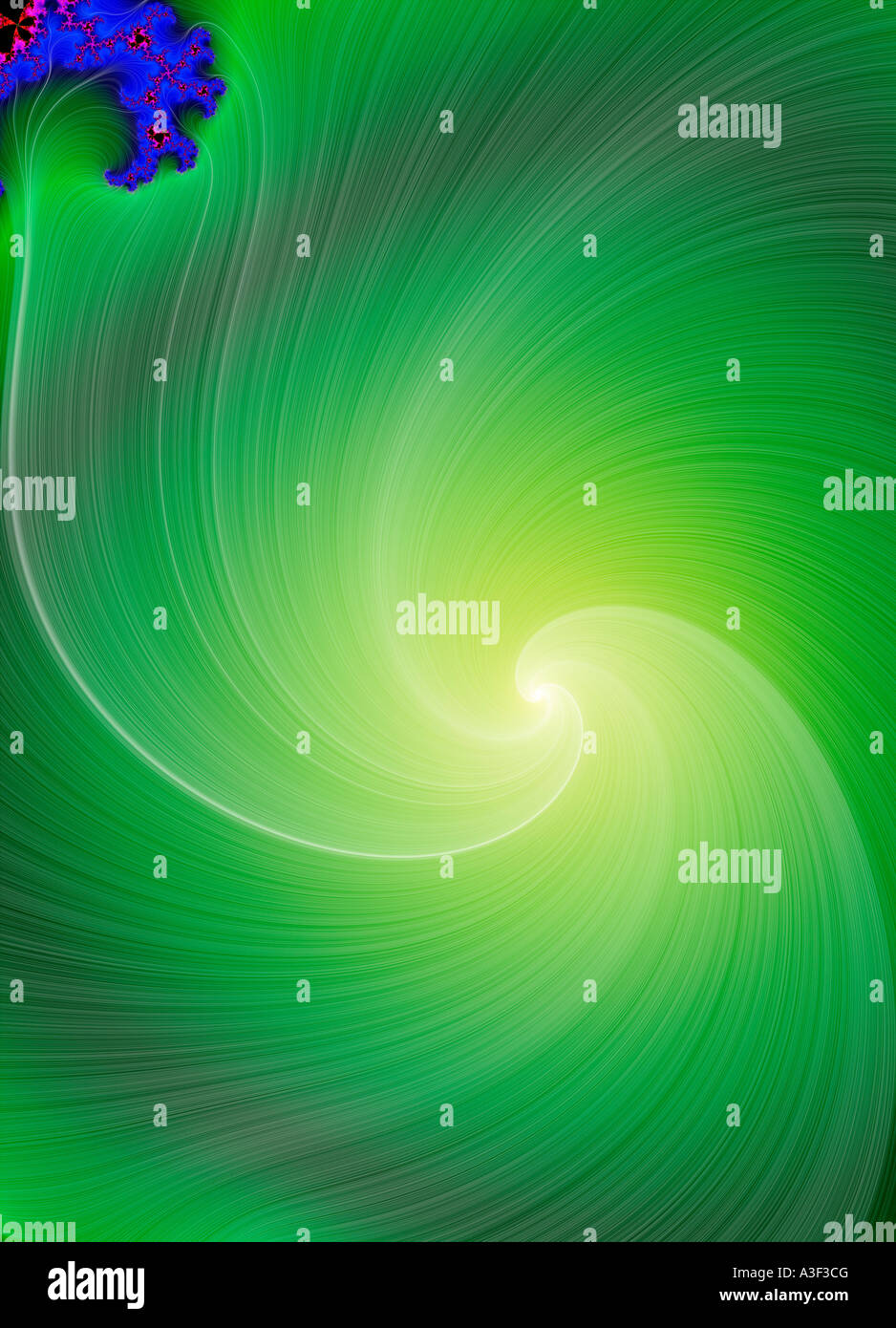 Green vortex background Stock Photo - Alamy