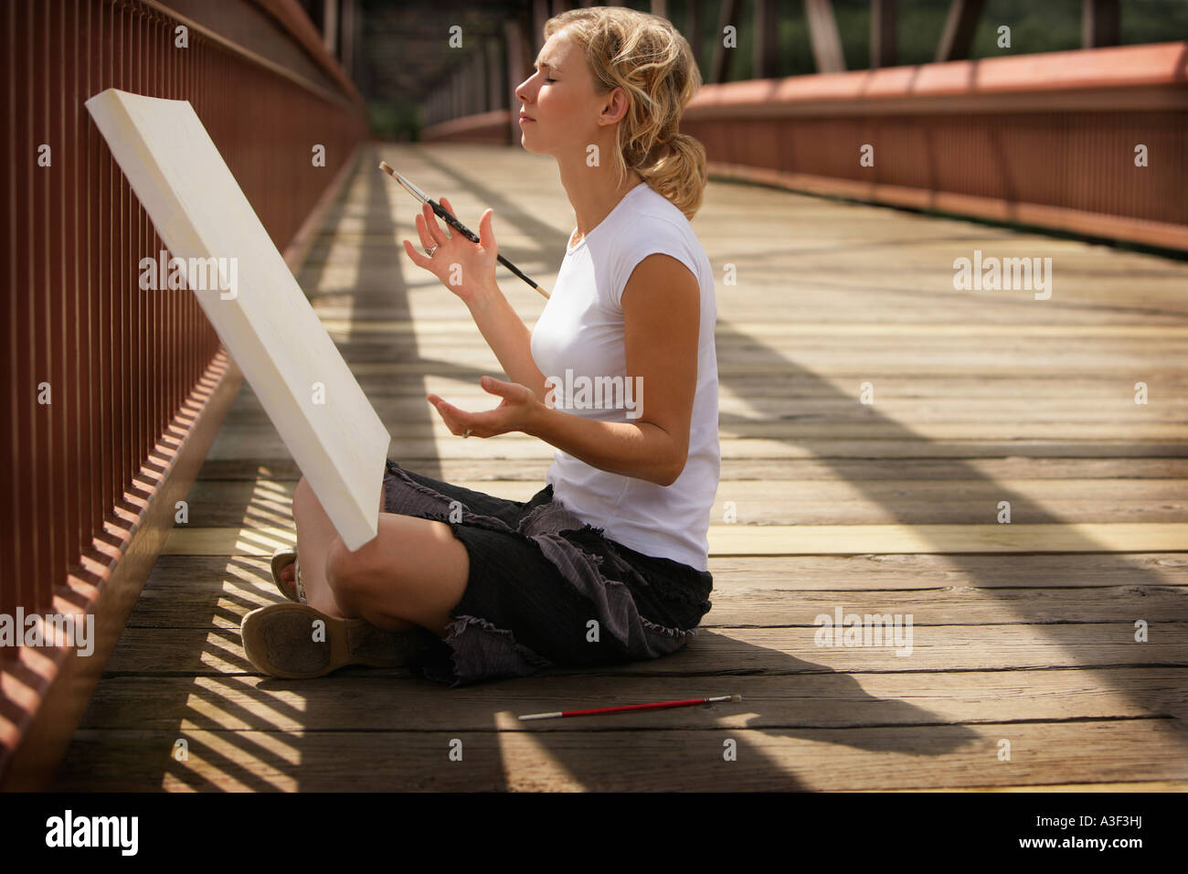 Waiting for inspiration Stock Photo - Alamy
