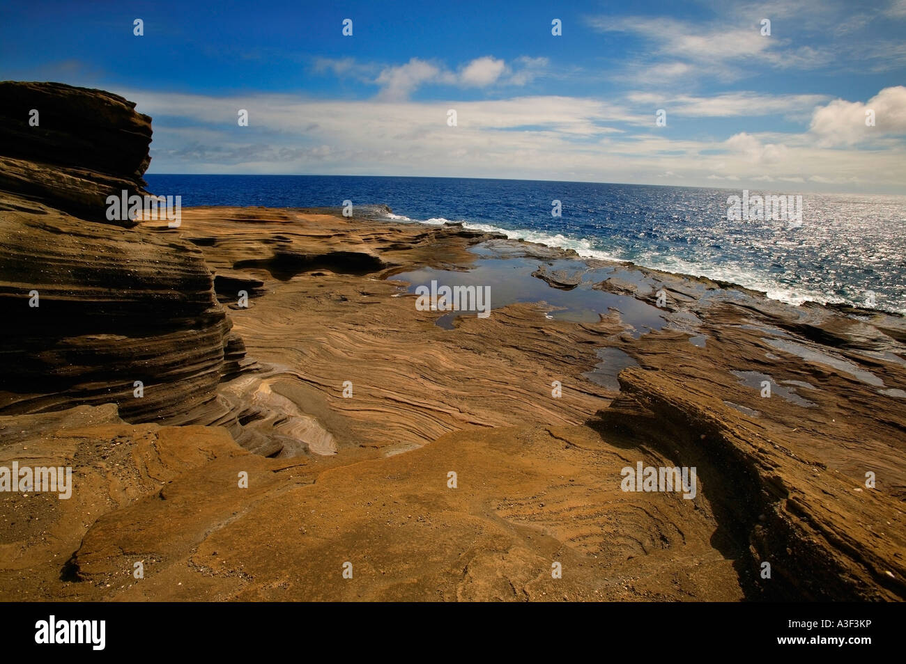 Cliffs on ocean Stock Photo - Alamy