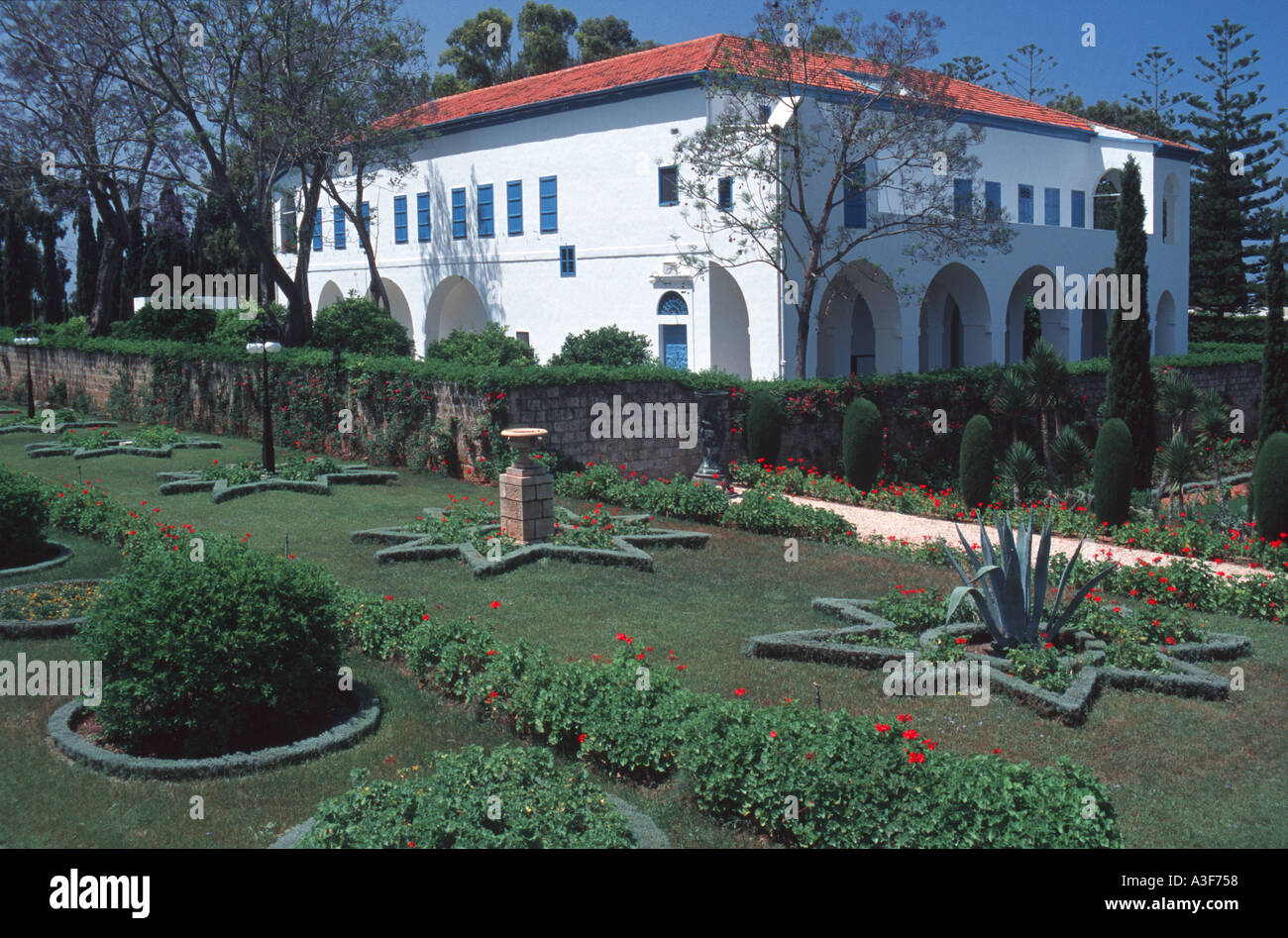 Bahai holy place Shrine of Bahaullah Akko Israel Stock Photo - Alamy