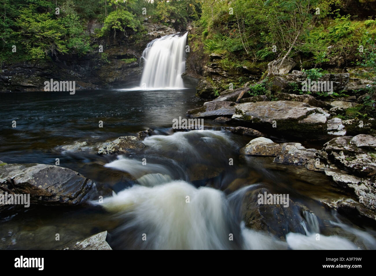 Falls of Falloch on the River Falloch Loch Lomond and the Trossachs ...