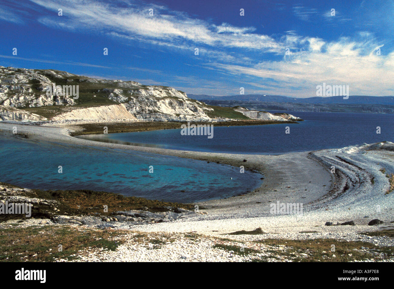 Scenic Limestone Coast of Trollsholmsund Finnmark Norway Stock Photo ...