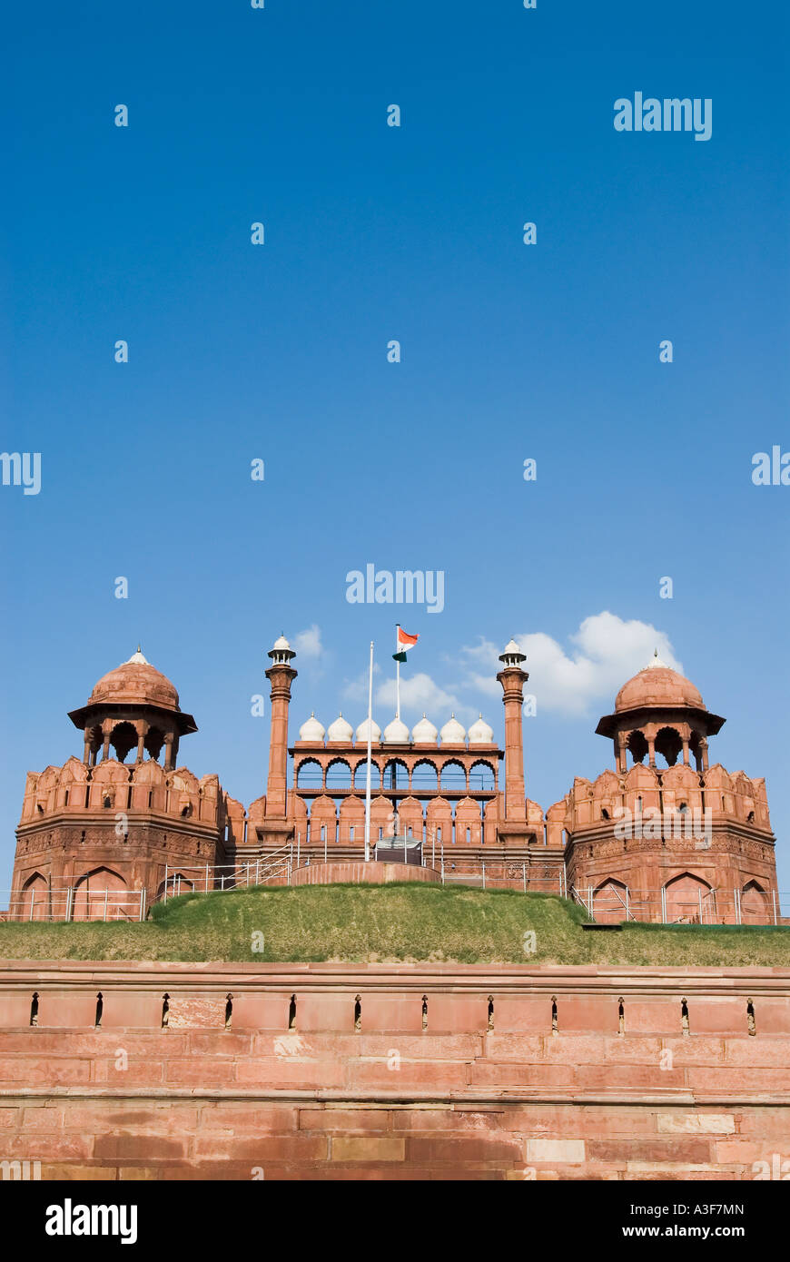 Panoramic view of a fort, Red Fort, New Delhi, India Stock Photo - Alamy