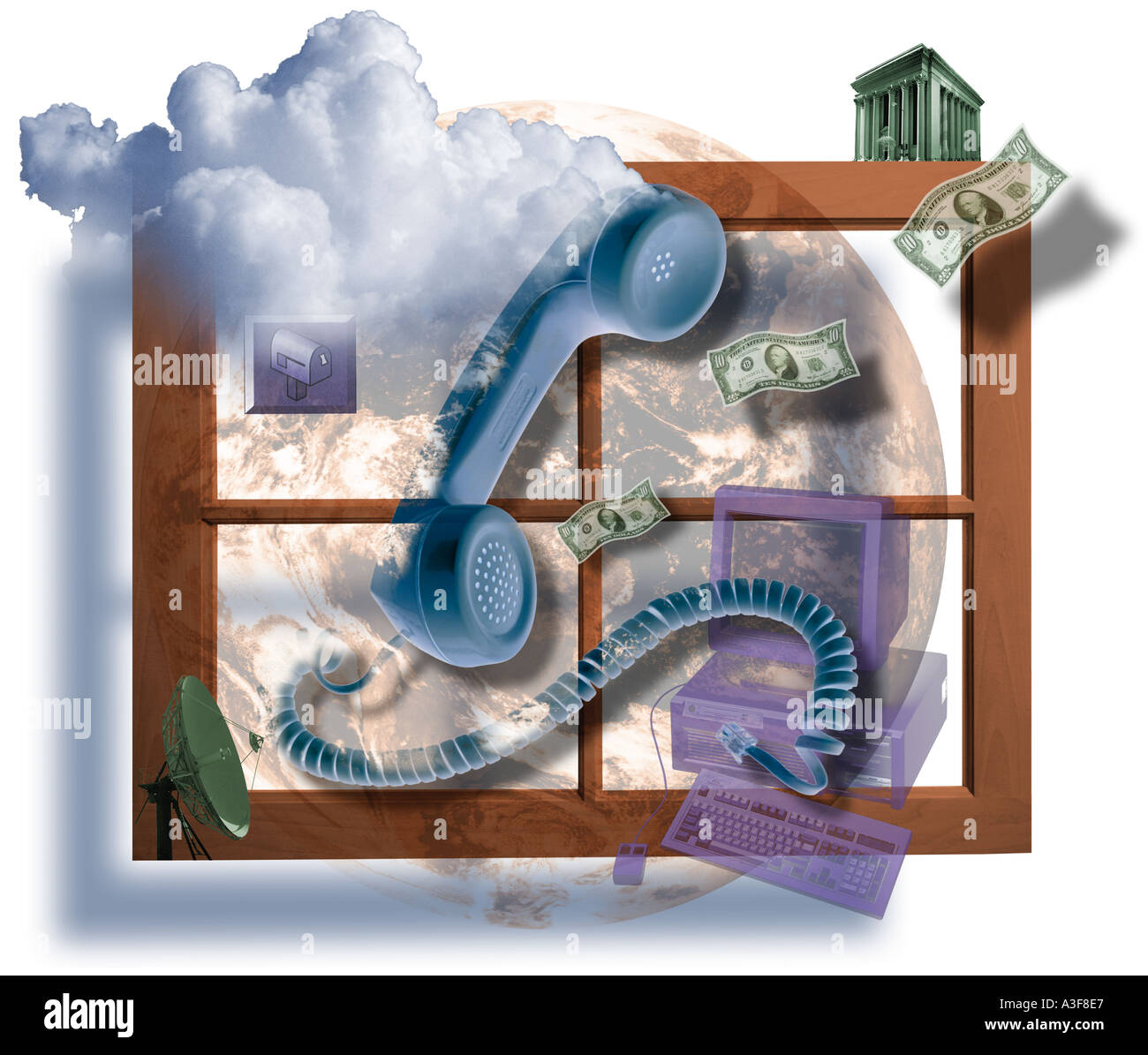 Telecommunications is a window into the brave new world of the internet ...