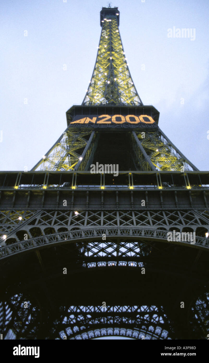 Eiffel Tower Y2K Stock Photo - Alamy