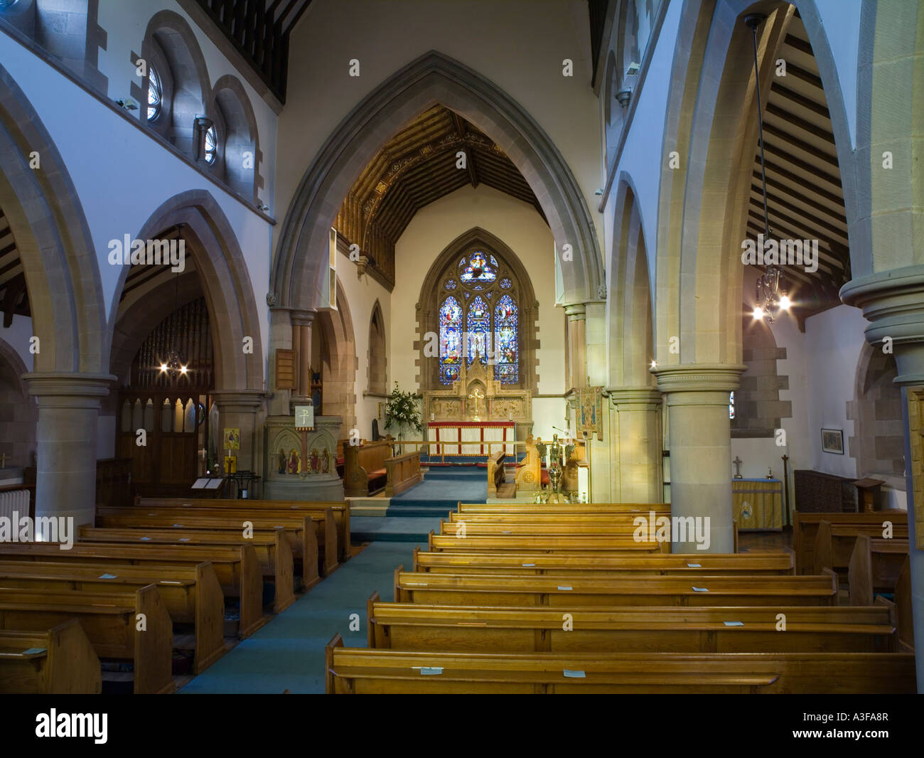 Victorian church interior hi-res stock photography and images - Alamy