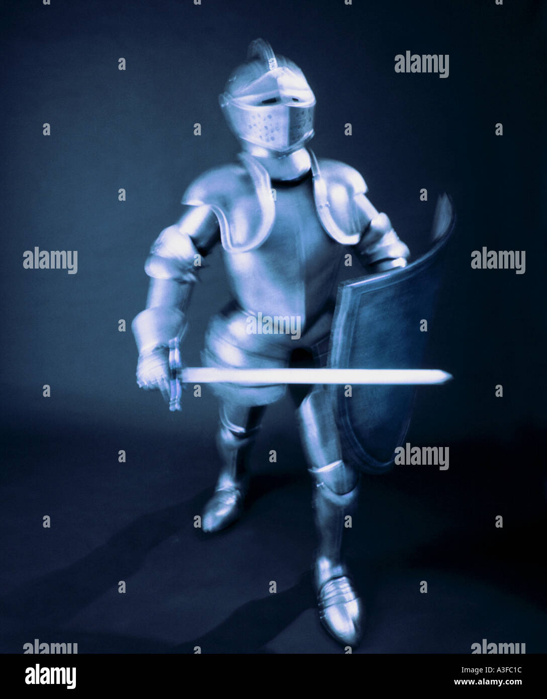 Knight in shining Armor Stock Photo - Alamy