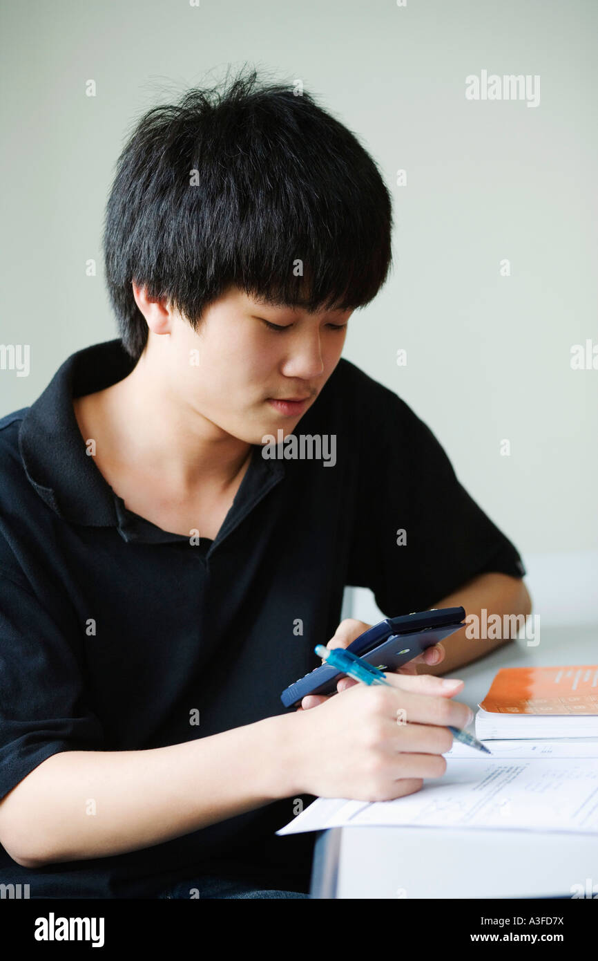 Student kids calculator hi-res stock photography and images - Alamy