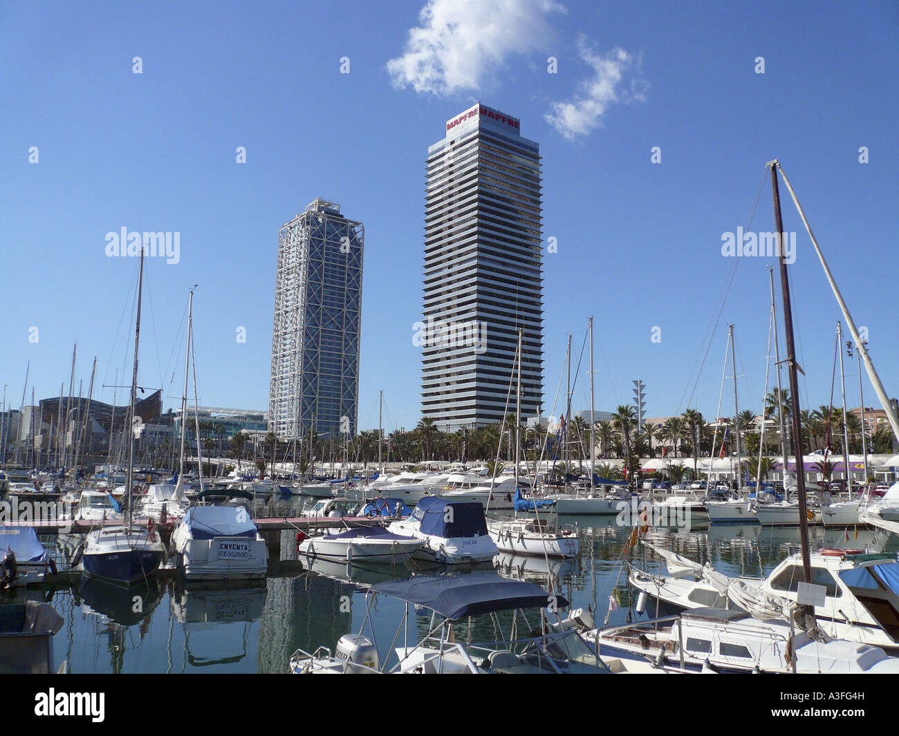 Olympic Port Barcelona Stock Photo - Alamy