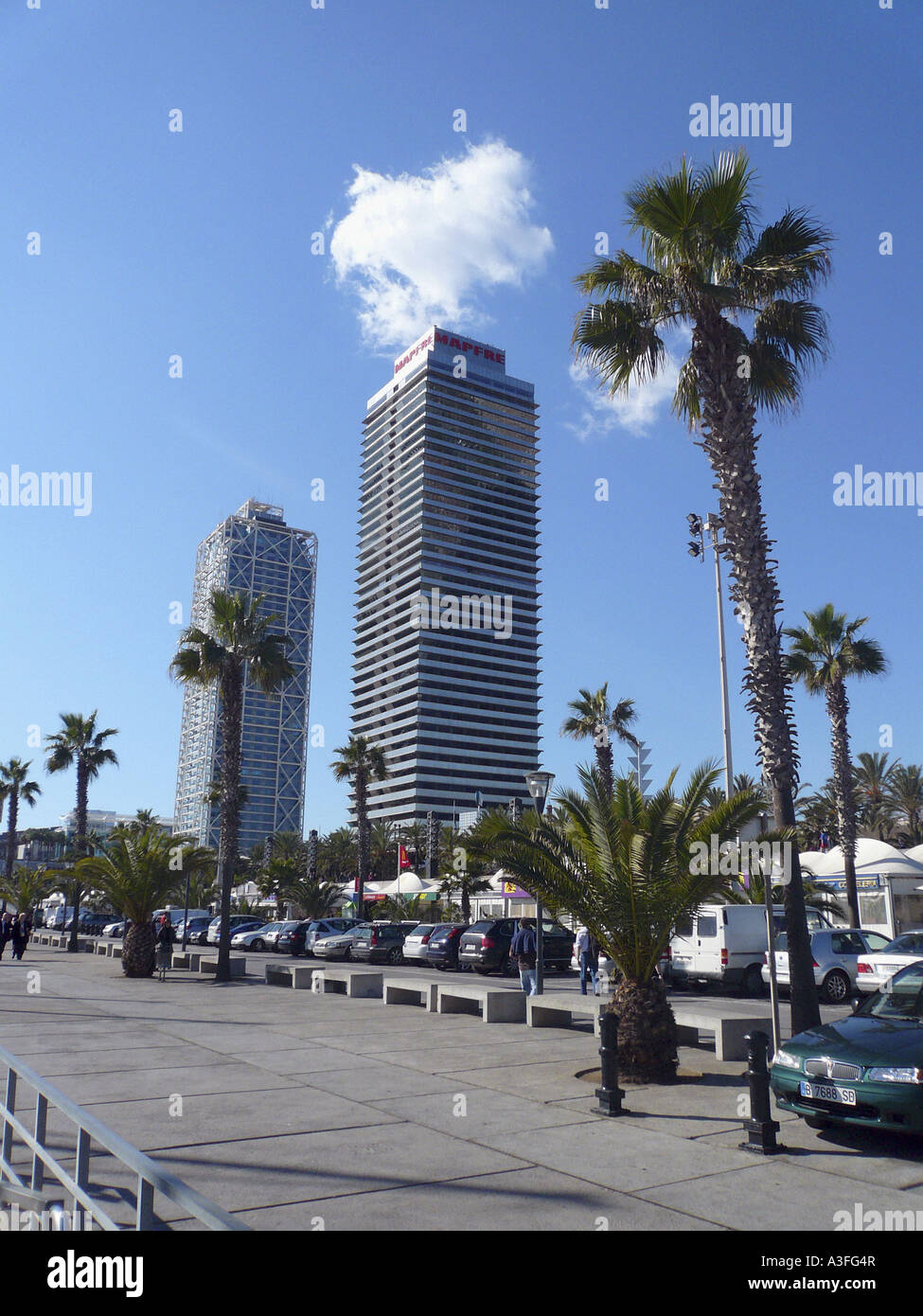 Olympic Port Barcelona Stock Photo - Alamy