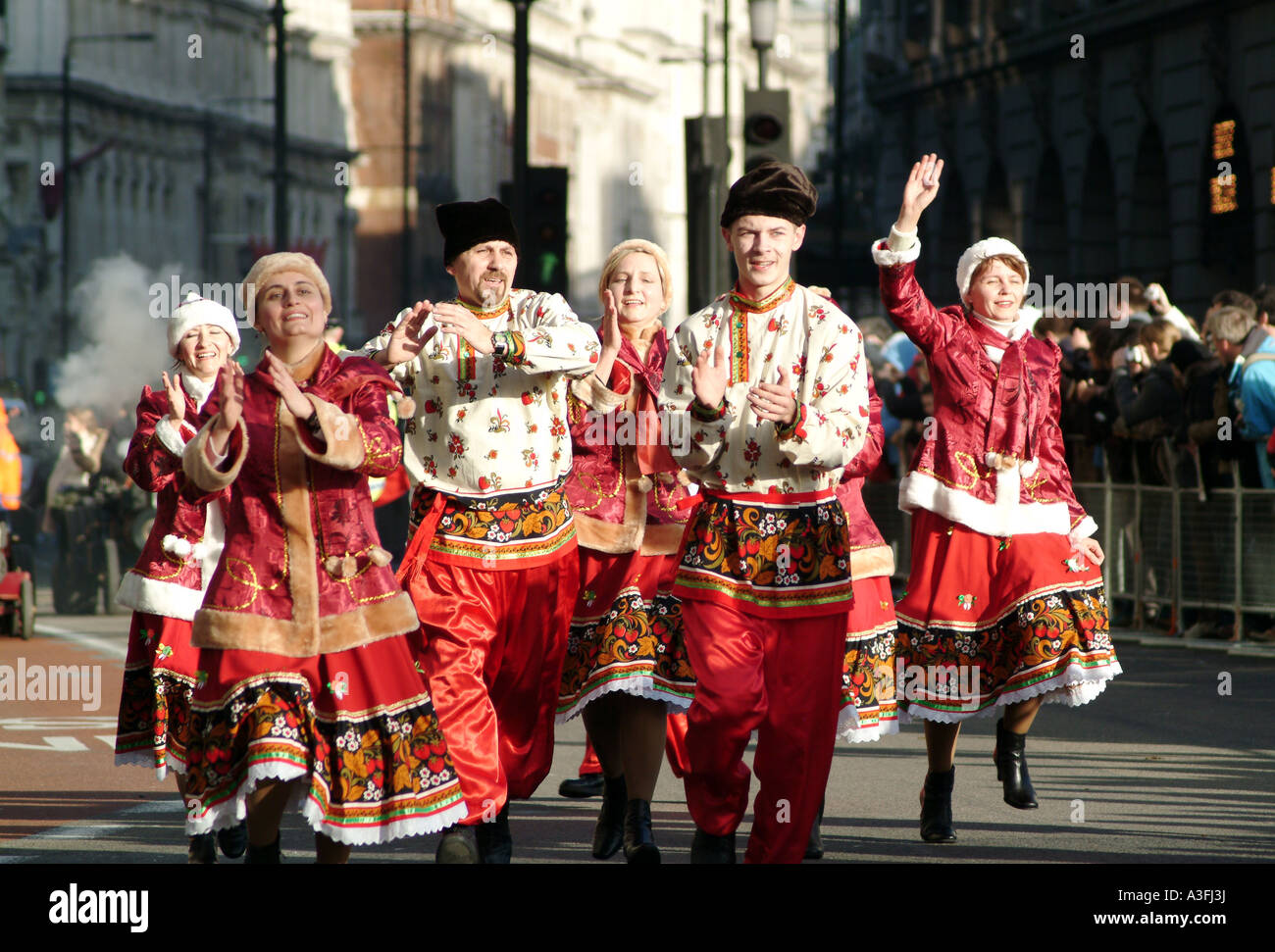 The New Years Day Parade on 1st January 2007 in London Stock Photo - Alamy