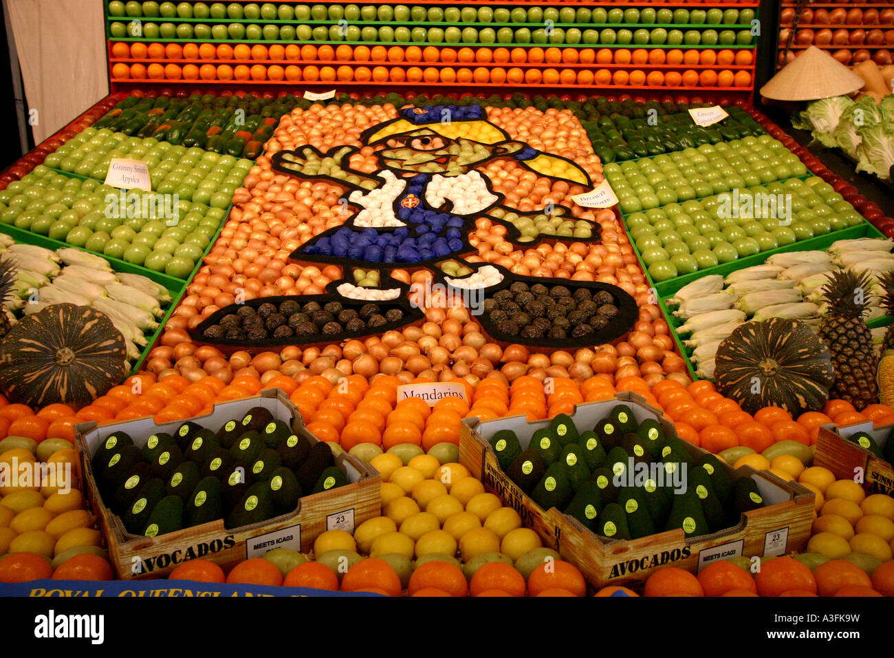 FRUIT AND VEGETABLE DISPLAY AGRICULTURAL SHOW HORIZONTAL BAPDB9081 ...