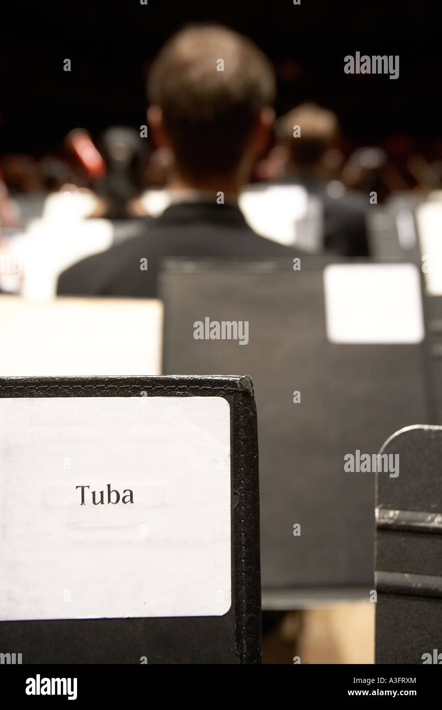 Music stands in an orchestra stand sheet mudsic art base instruments ...