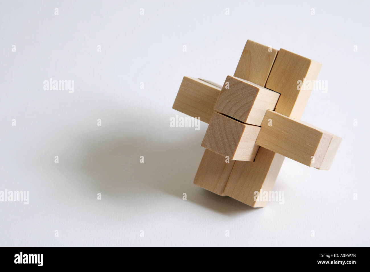 Wooden Puzzles on site background, symbolising problem solving Stock ...