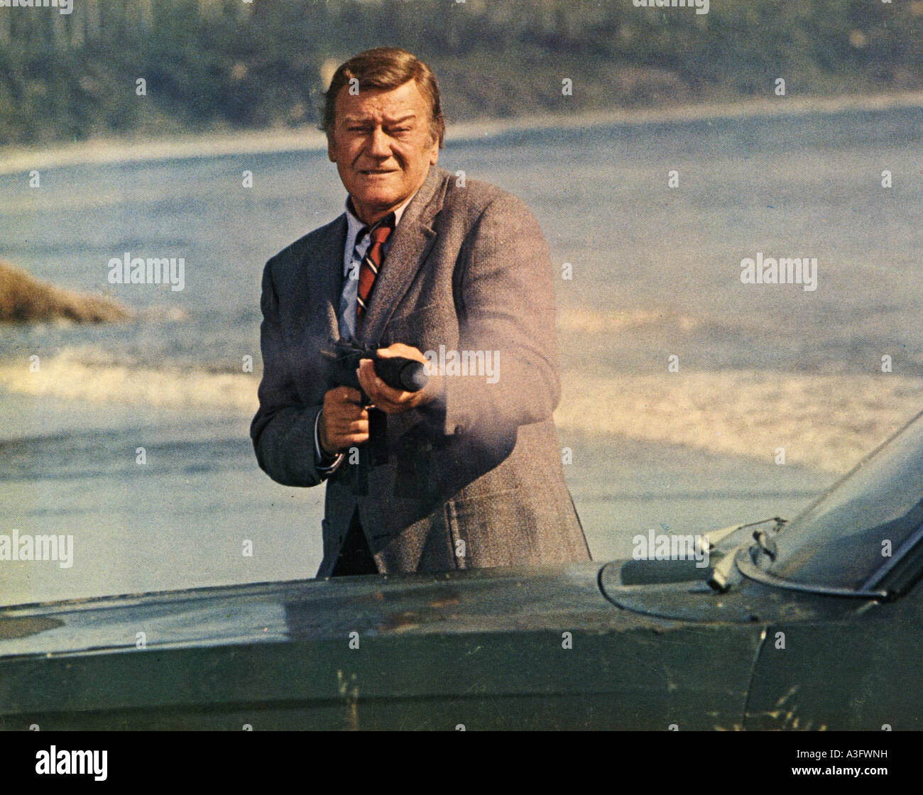 McQ 1974 Warner film with John Wayne Stock Photo - Alamy