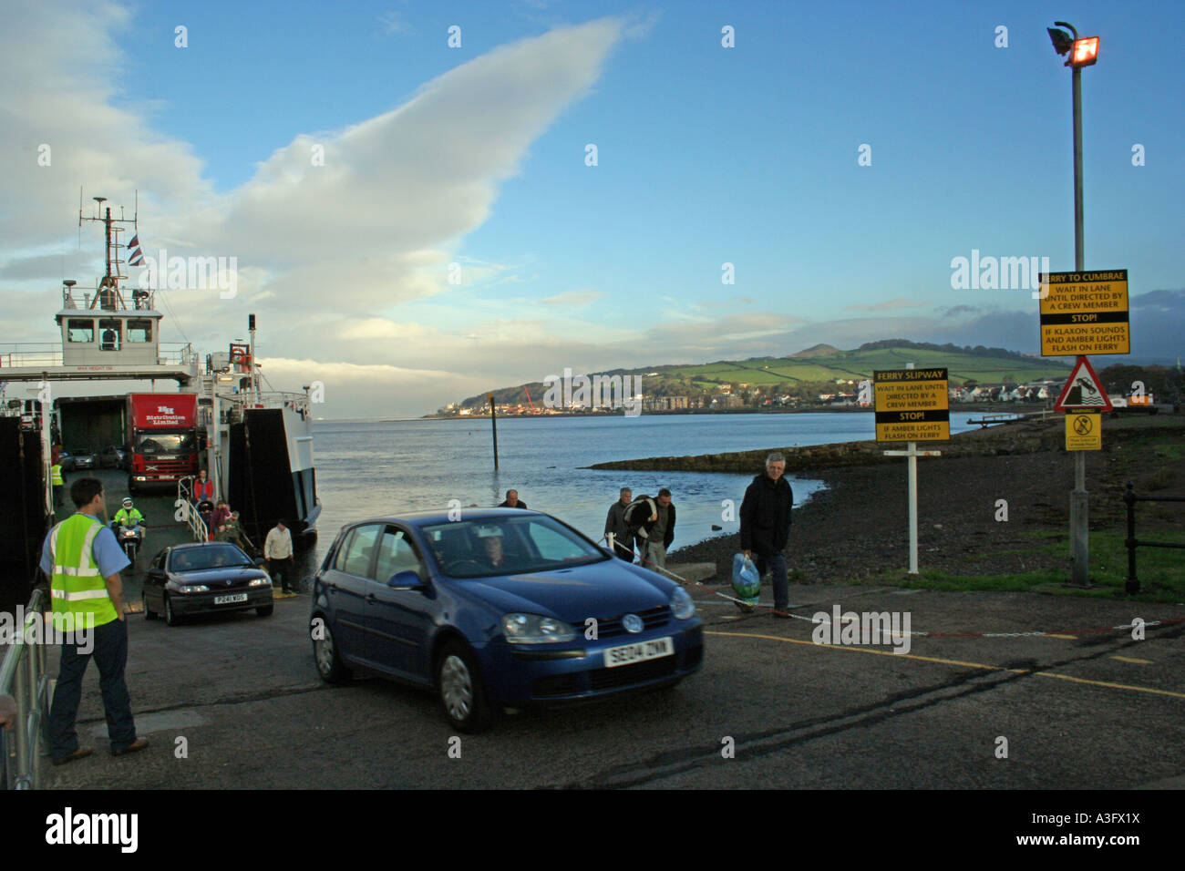 Largs Millport ferry Ayrshire Scotland Stock Photo - Alamy