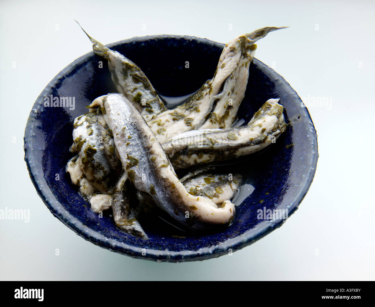 Boquerones marinated anchovy fillets hi-res stock photography and ...